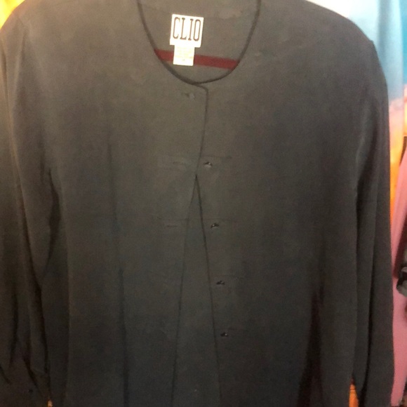 Clio | Tops | Clio Silk Blouse 33 In Any Bundle Of 3 | Poshmark